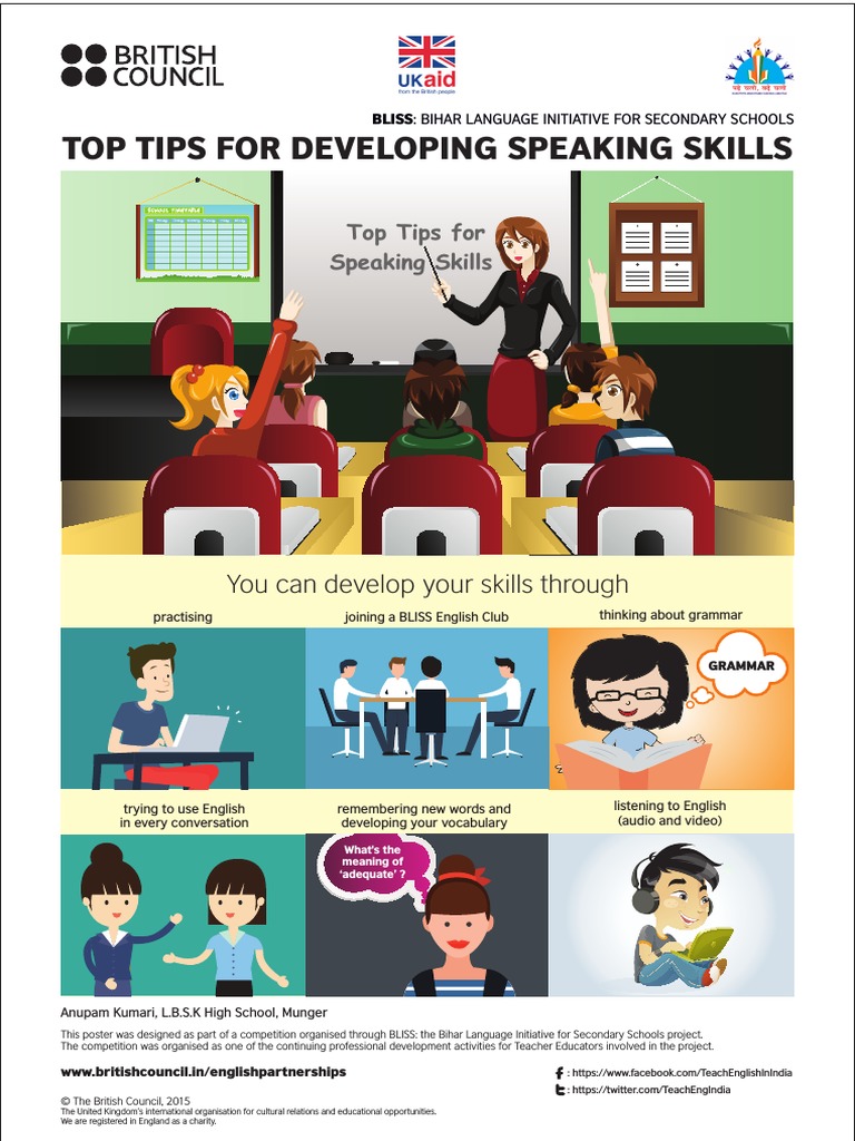 Top Tips For Developing Speaking Skills: You Can Develop Your Skills ...