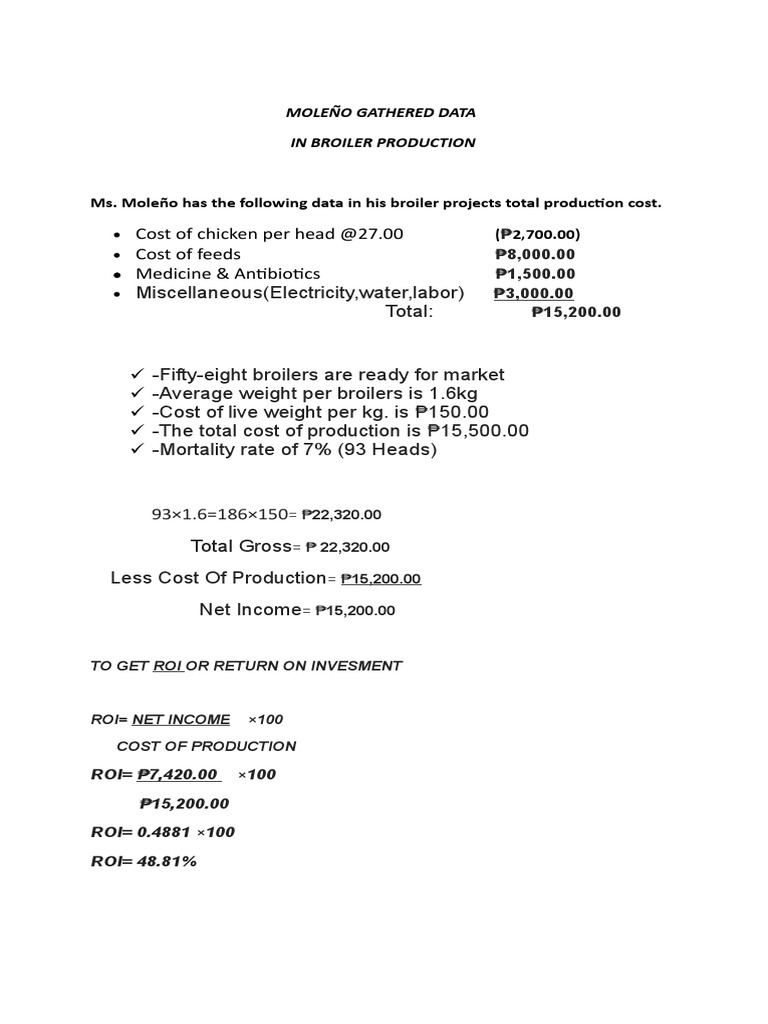 Moleño Gathered Data | PDF