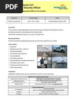 Declaration of Security for Ships | PDF