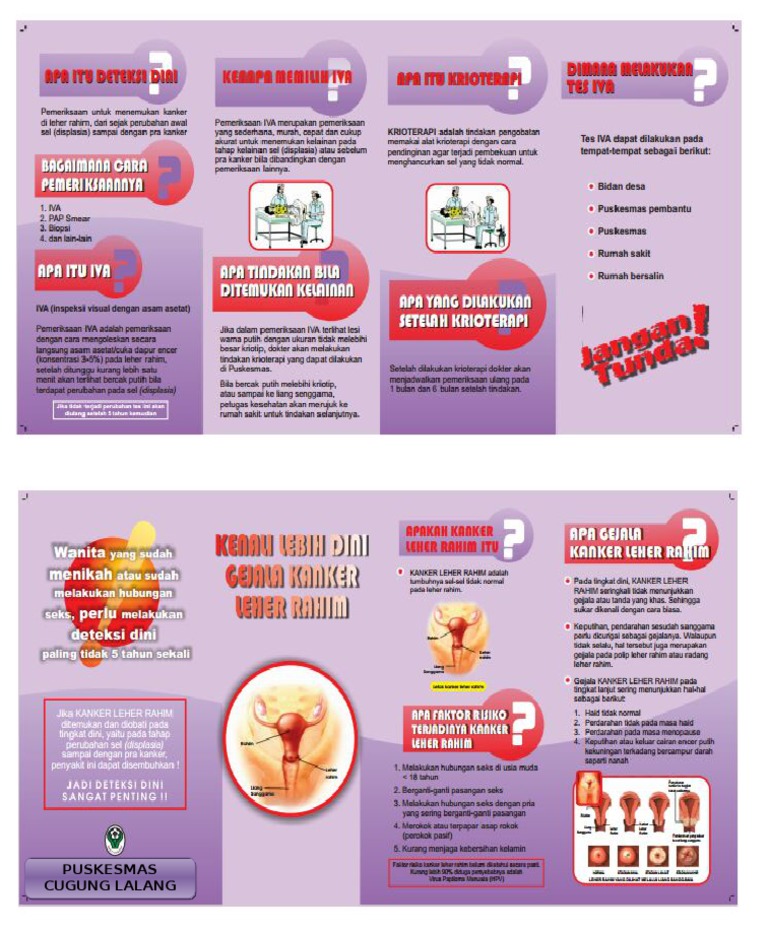 Leaflet Kanker Rahim | PDF