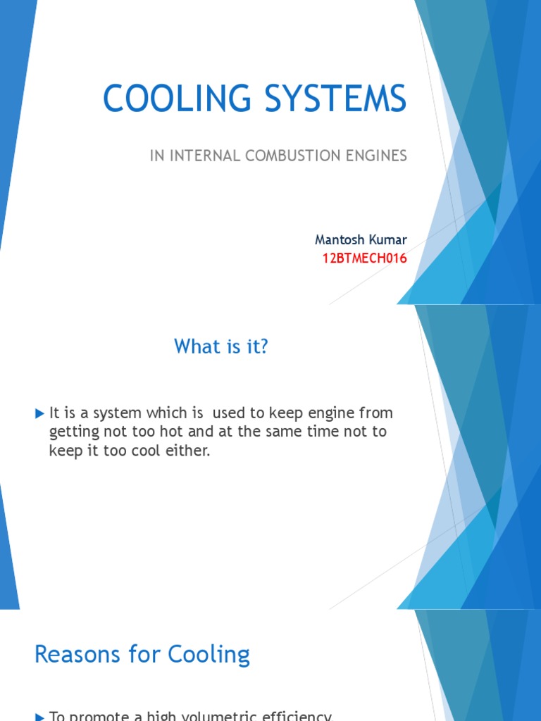 Cooling System | PDF | Internal Combustion Engine | Electromechanical ...