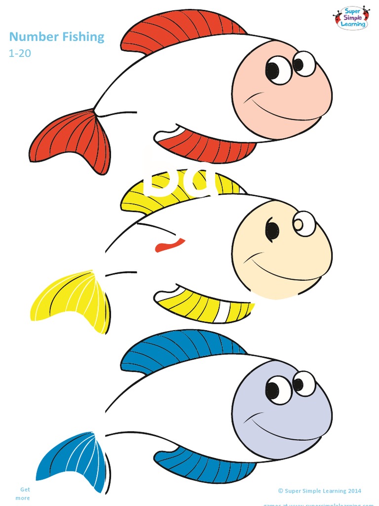 Number Fishing: Get More © Super Simple Learning 2014 | PDF