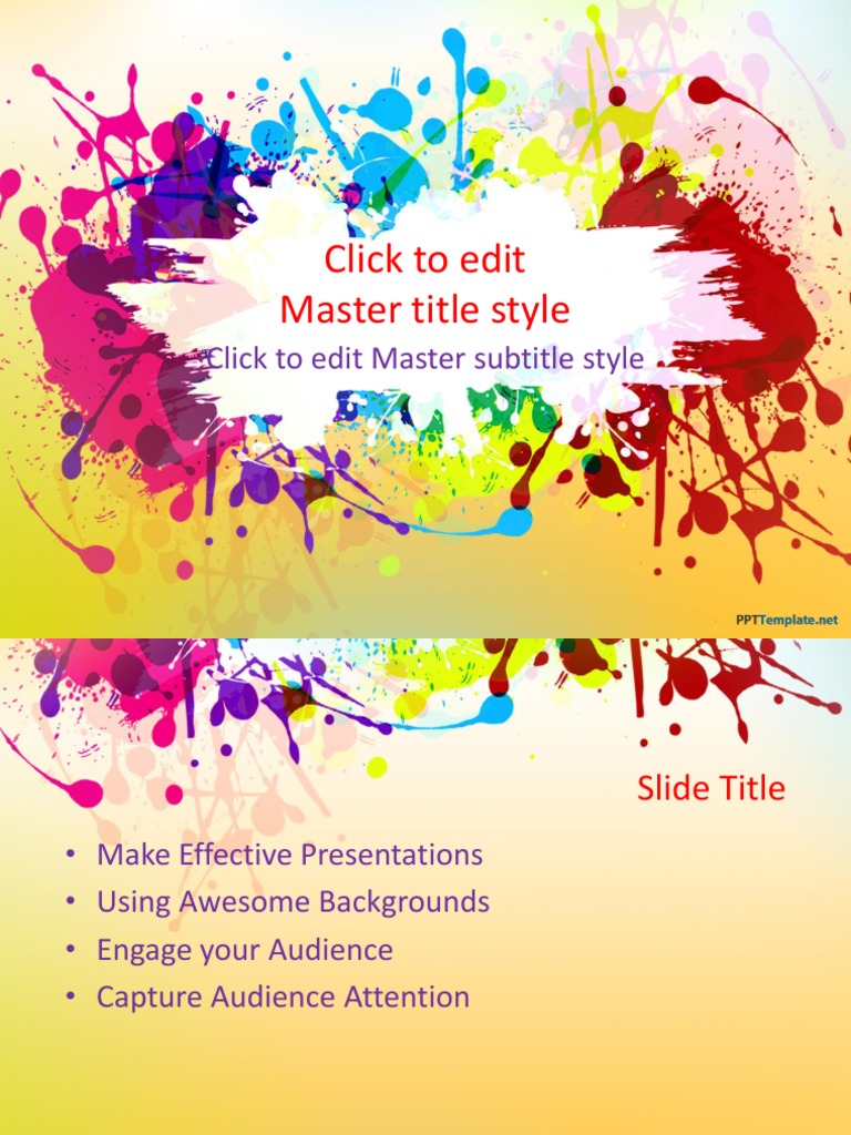 Color PPT Template 0001 | PDF