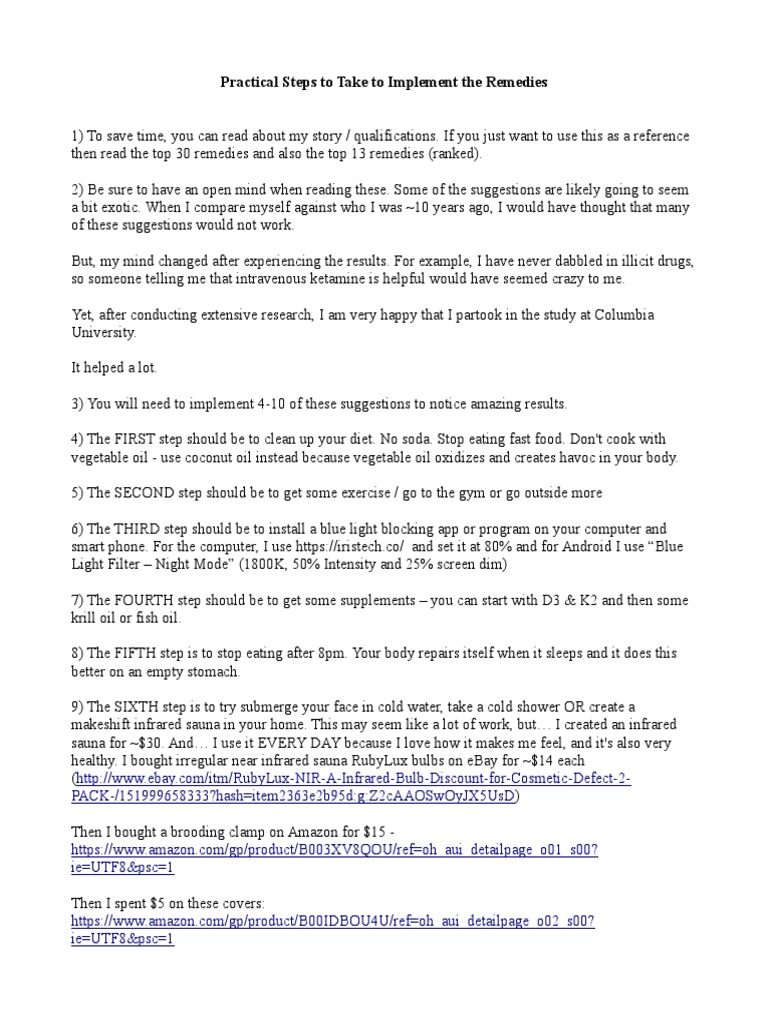 Practical Steps To Implement | PDF