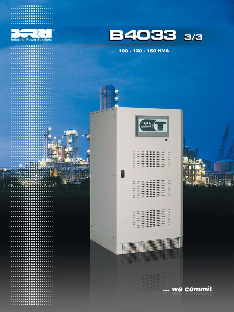 Manual Ups b4033 | PDF | Power Inverter | Electricity