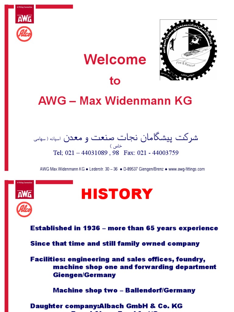 AWG Fire Fittings and Equipment Overview | PDF | Equipment ...