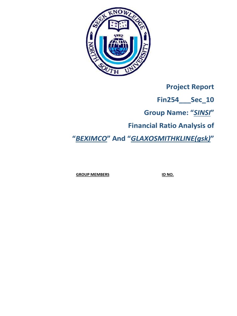 FIN254 Report | PDF | Pharmaceutical Industry | Revenue