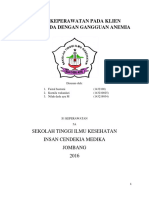 Askep Anemia Pendekatan SDKI SLKI Dan SIKI | PDF
