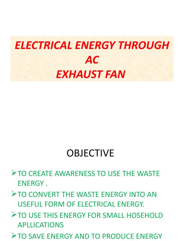Power Through Ac Outer Fan | PDF