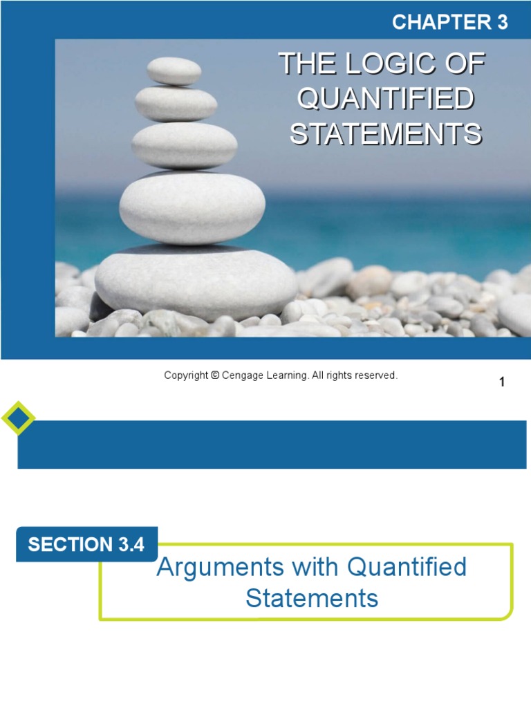 The Logic of Quantified Statements | PDF | Argument | Mathematical Logic