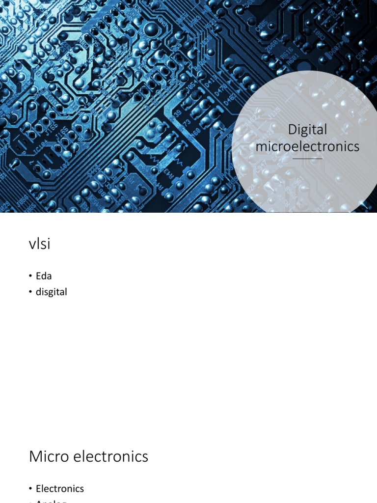 Microelectronics Pdf