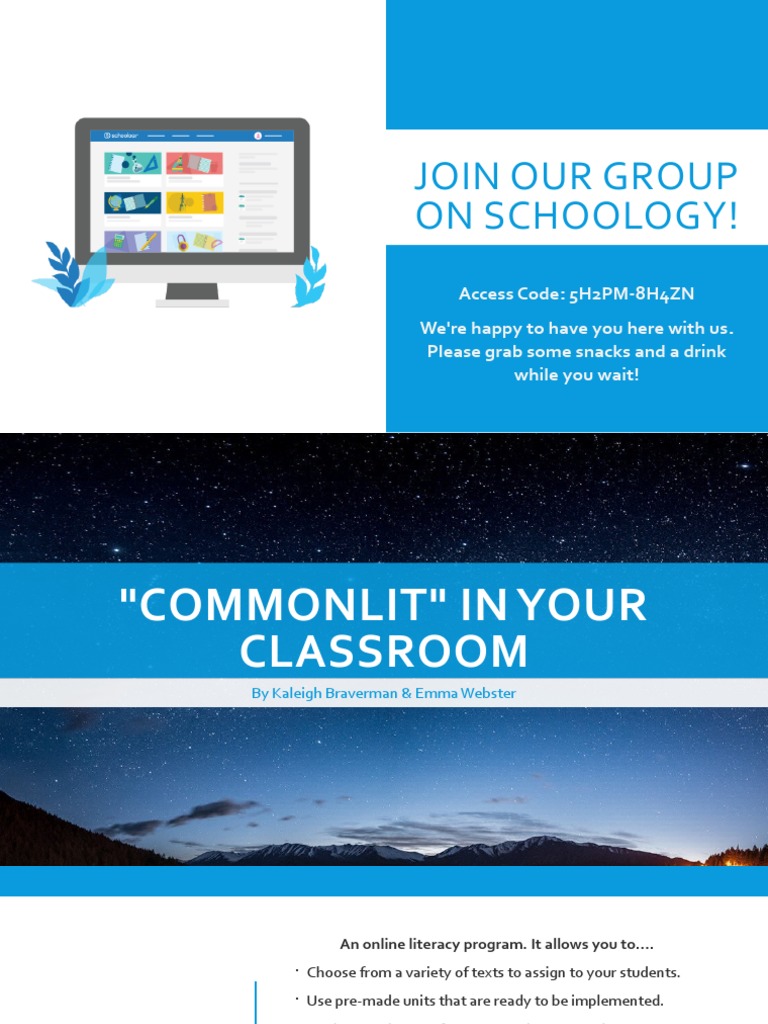 Commonlit PD Presentation | PDF | Reading Comprehension | Teaching