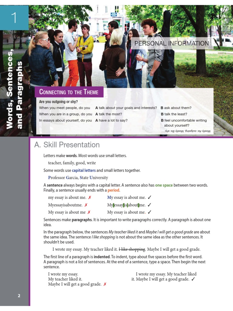 Intro Writing PDF | PDF | Paragraph | Behavior Modification