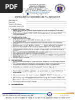 NSED Evaluation Form: Responses Yes No | PDF | Emergency Evacuation ...