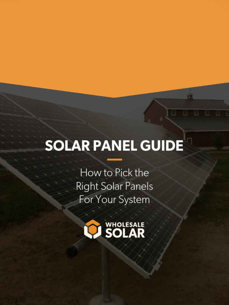 Solar Panel Guide PDF | PDF | Solar Panel | Nature