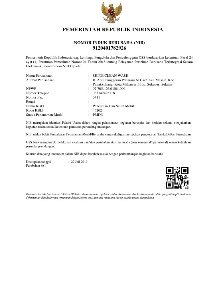 Nib 9120401782926 PDF | PDF