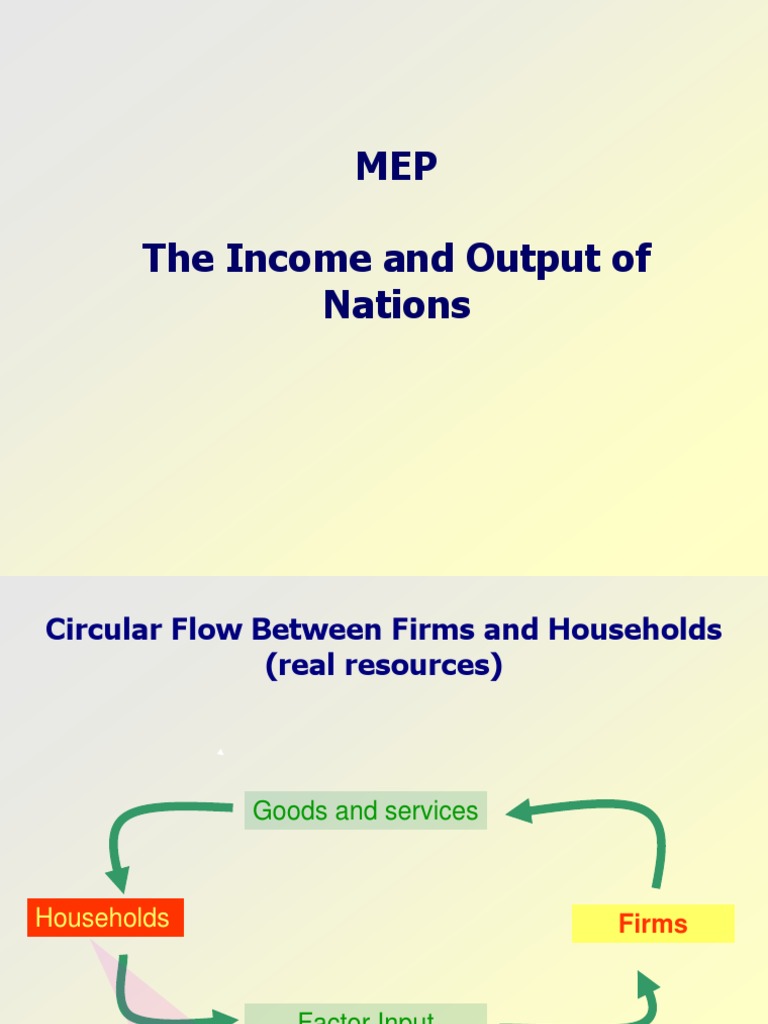 Circular Flow of Income 2019 | PDF | Measures Of National Income And ...