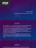 The 4 Elements of Hip Hop | PDF | Disc Jockey | Hip Hop Music