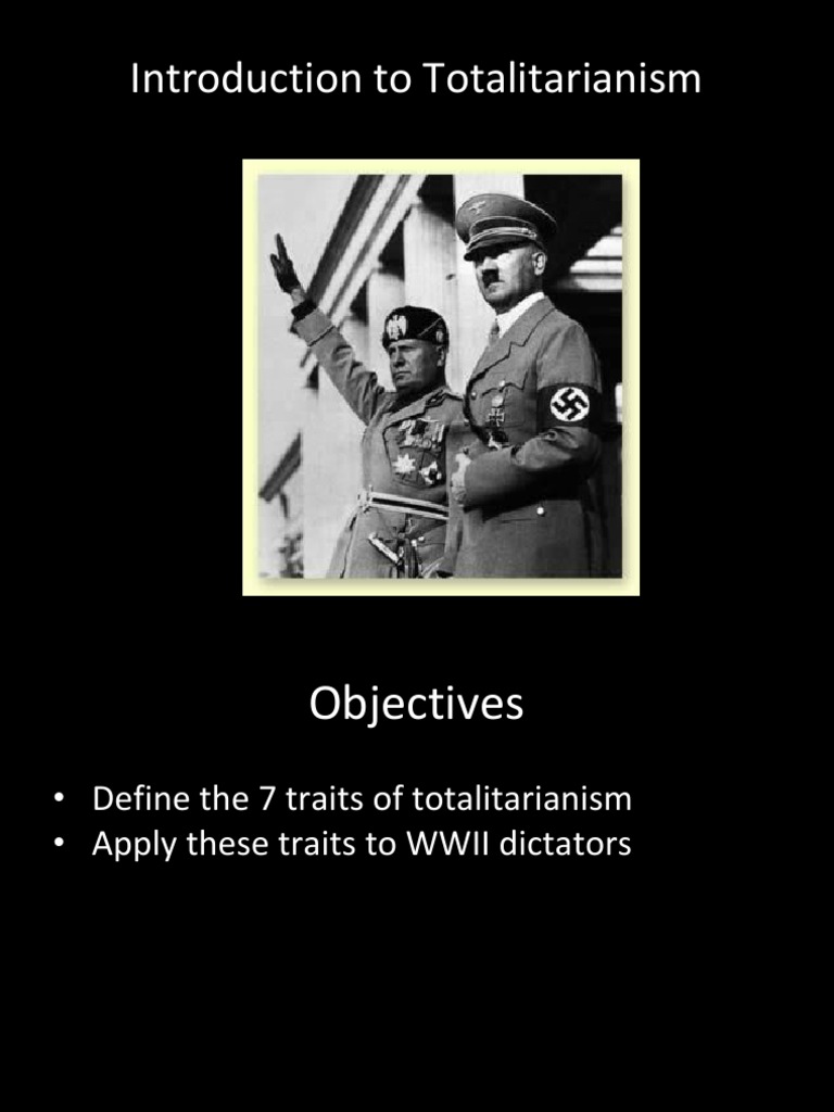 Rise of Totalitarianism | PDF