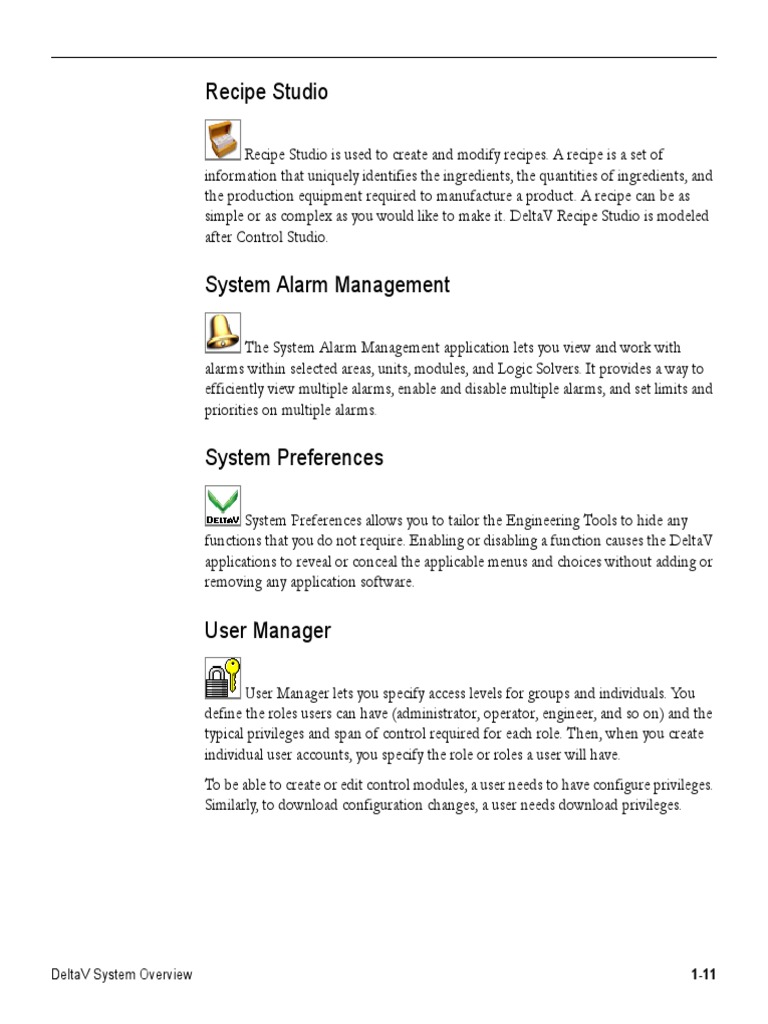 Recipe Studio: Deltav System Overview | PDF