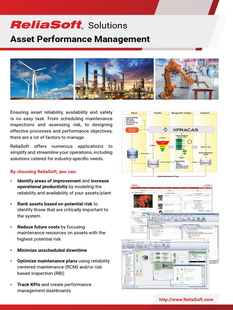 ReliaSoft Oil & Gas Benefits | PDF | Computers | Technology & Engineering