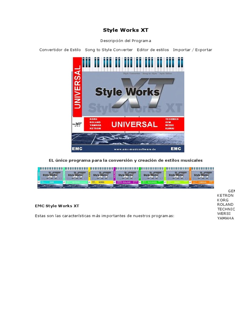 Style Works XT | PDF