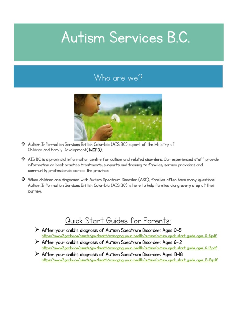 Autism Brochure Meghan Kelly | PDF | Autism Spectrum | Autism