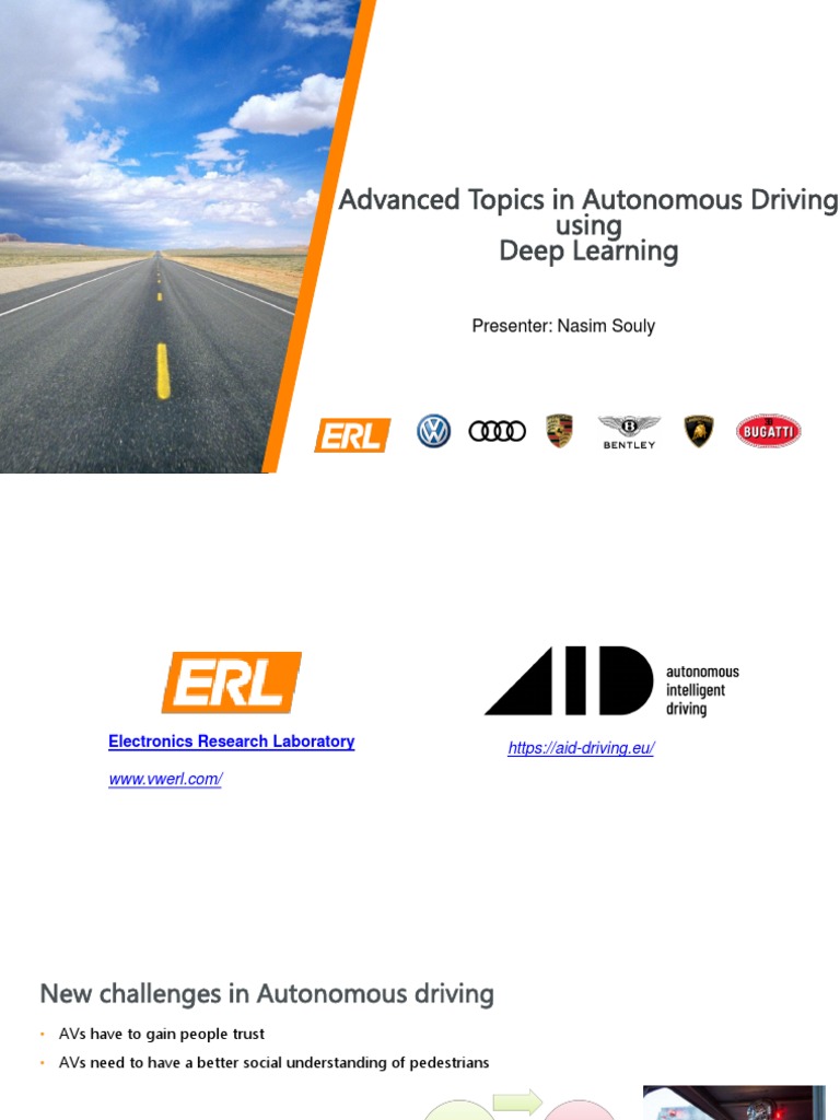 Advanced Topics in Autonomous Driving Using Deep Learning: Presenter ...
