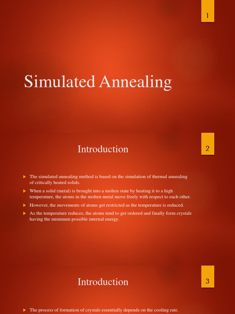 Simulated Annealing | PDF | Crystal | Melting