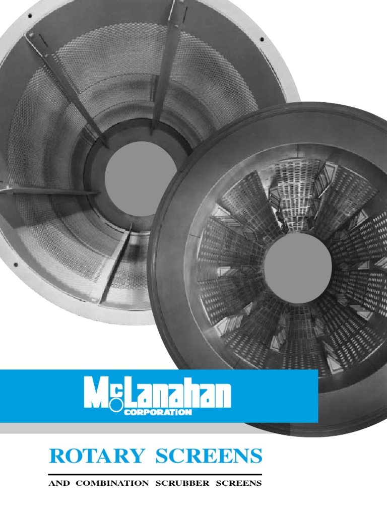 Rotary Screens: and Combination Scrubber Screens | PDF | Incineration ...