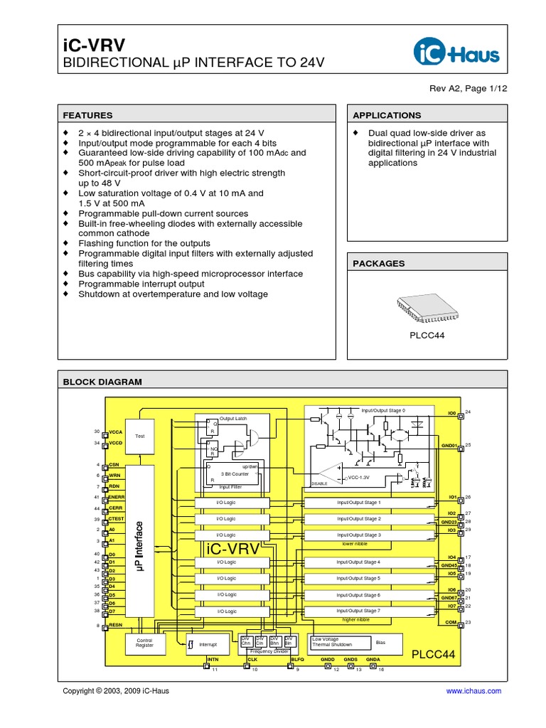 VRV Datasheet A2en | PDF | Input/Output | Feedback