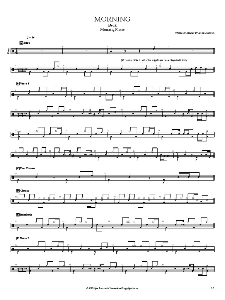 Drums | PDF | Song Structure | Popular Music