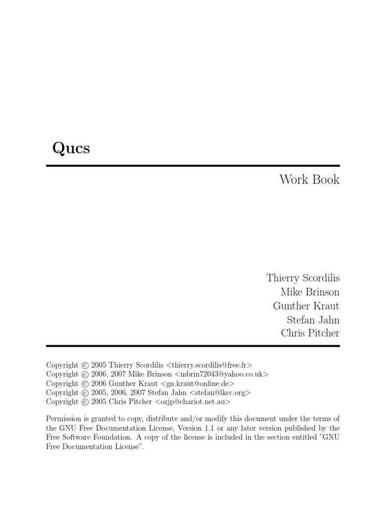 QUCS Procedure | PDF | Electrical Engineering | Electricity