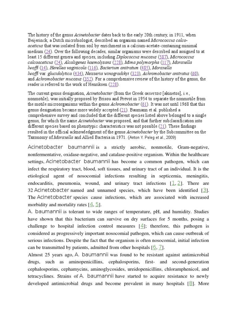Aceticus That Was Isolated From Soil by Enrichment in A Calcium-Acetate ...