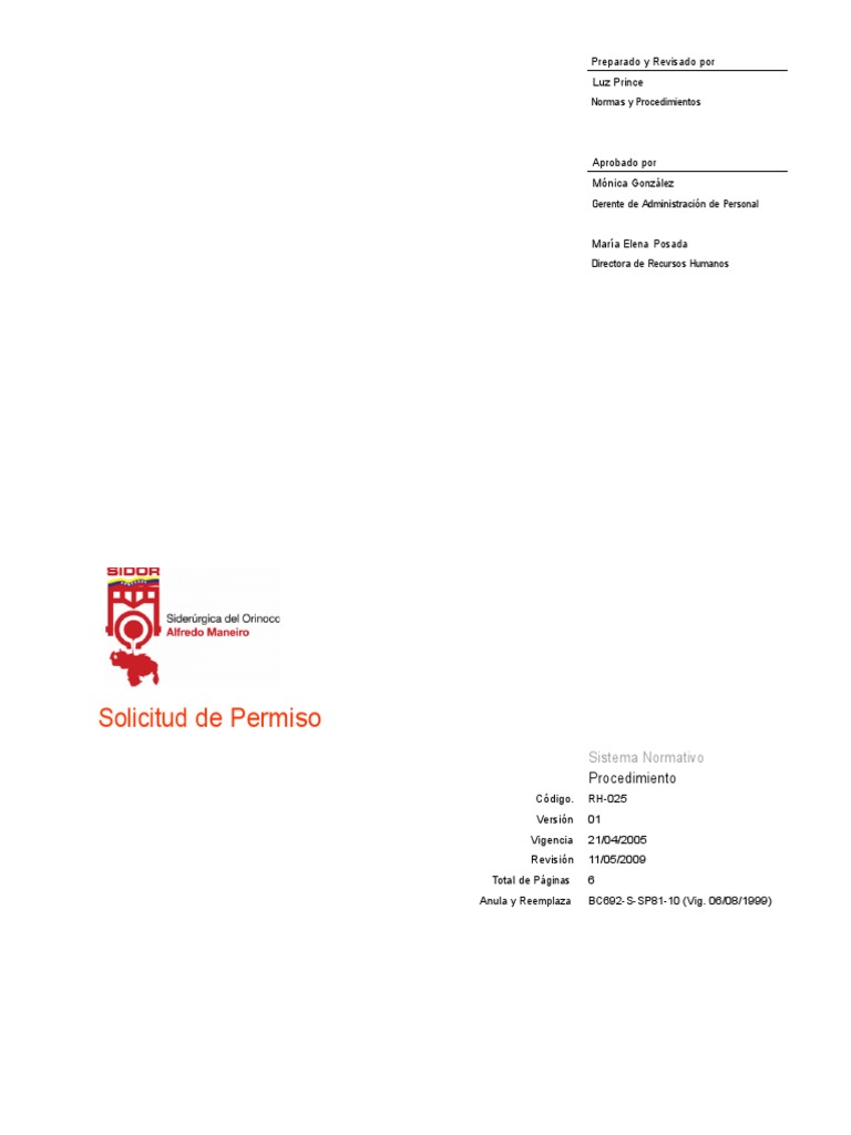 Manual de Permisologia | PDF | Gestión de recursos humanos | Salario