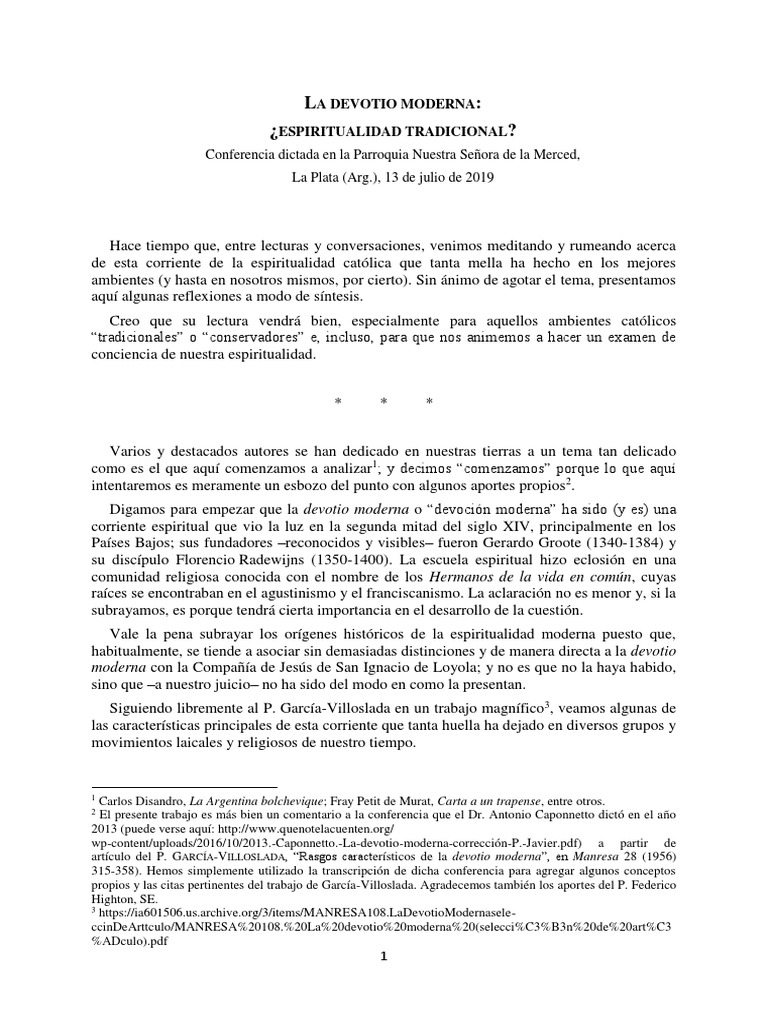 La Devotio Moderna Características Consecuencias Rescates y Sanación ...