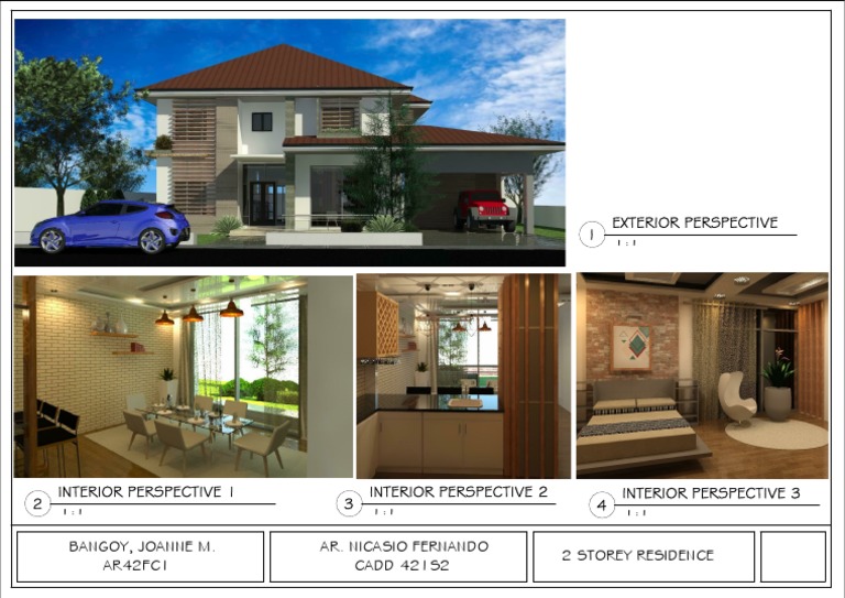 2 Storey Residence Perspective | PDF
