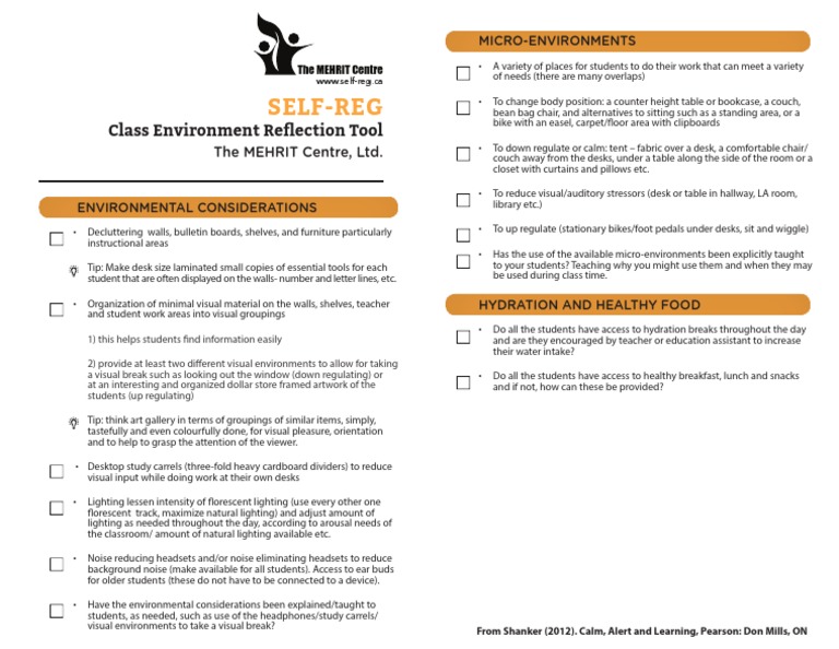 Selfreg Reflectiontool | PDF | Desk | Chair