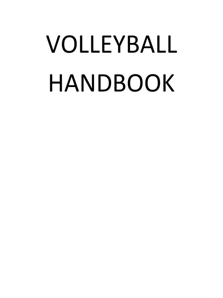 Volleyball Handbook | PDF