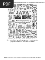 Java para Ninos Aprende A P PDF | PDF | Informática