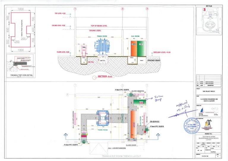 Electrical Room Transformer Room Layout PDF | PDF