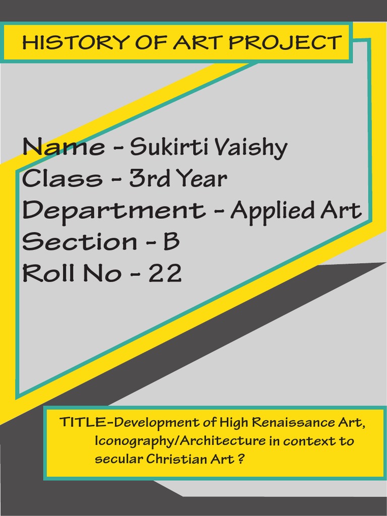 Art History Project | PDF | Raphael | Art Media