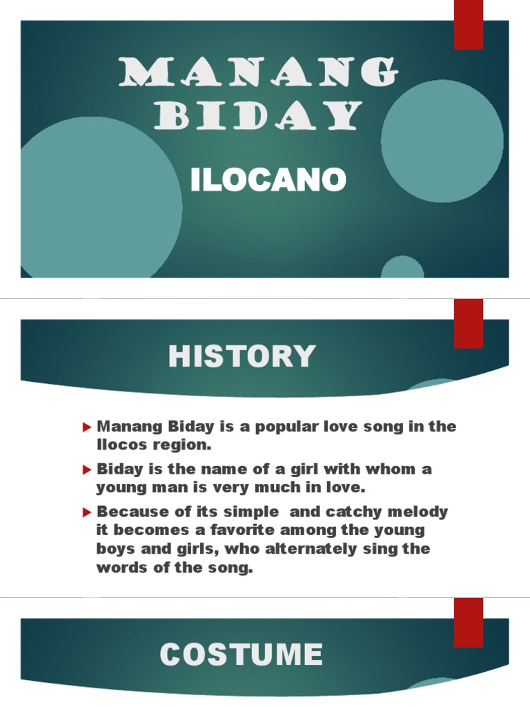 Manang Biday Dance literature PDF | Waltzes | Dances