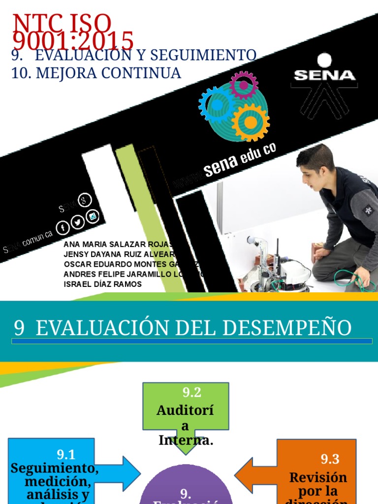 Norma ISO 9001 2105 Capitulo 9 y 10 | PDF | Auditoría | Economias