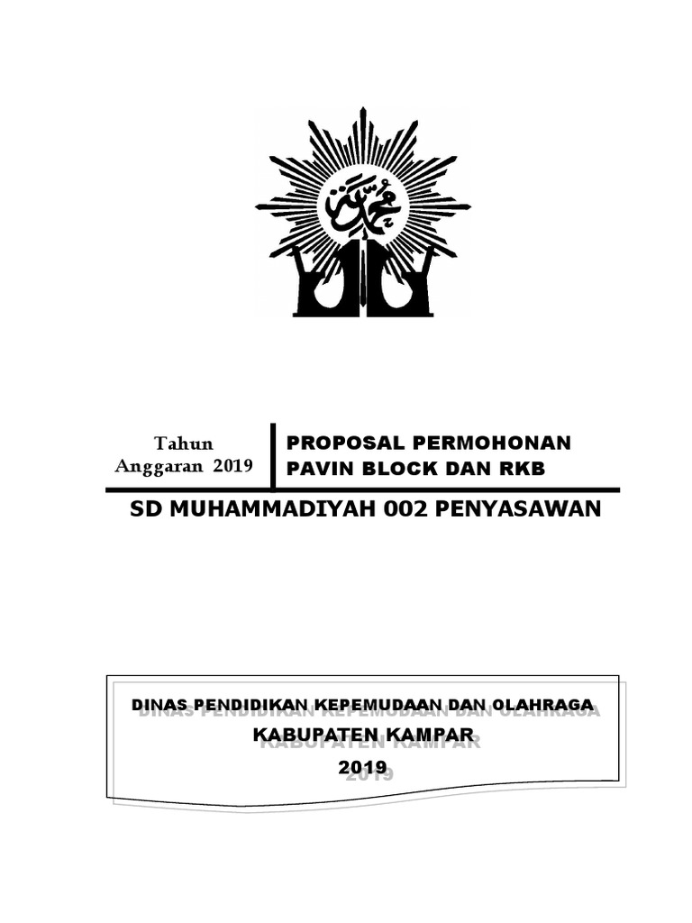 Proposal Bantuan SD Muhammadiyah | PDF