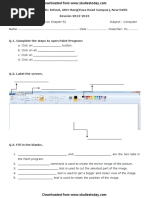 CBSE Class 3 Computer Practice Worksheet (11) - With Answers | PDF | Computer Keyboard | Icon ...