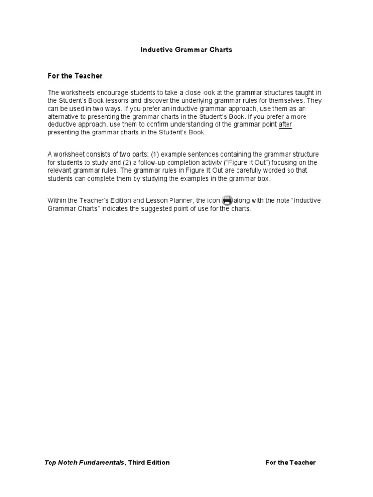 Inductive Grammar Charts | PDF | Semiotics | Learning