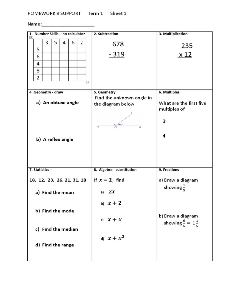 Class 3 Maths: Subtraction & Activities | PDF