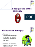 Historical Evolution of Barangay | PDF | Local Government | Government