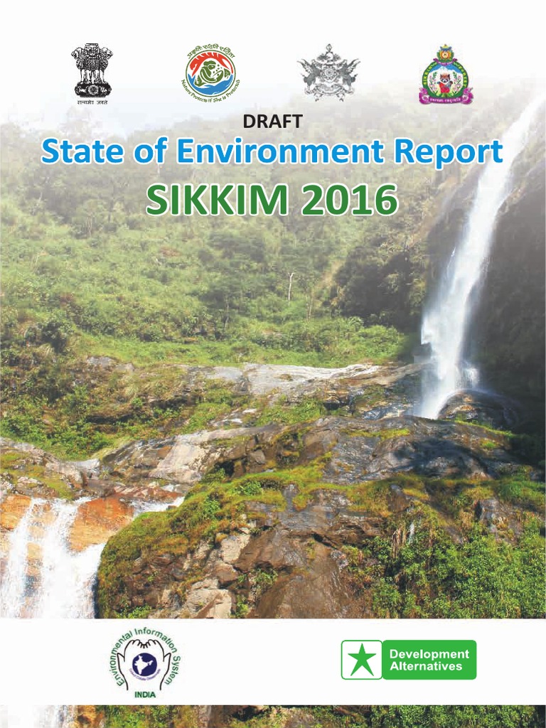 Draft SoE Sikkim 2016 14 - 03 - 2017 | PDF | Rain | Himalayas